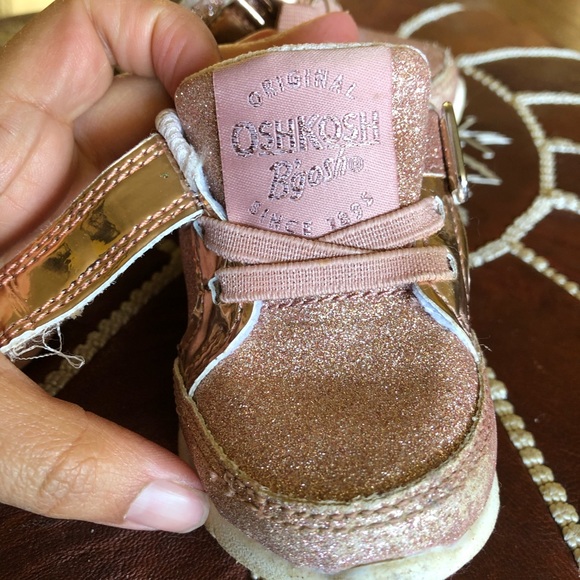 OshKosh B'gosh | Shoes | Osh Kosh Rose Gold Sneakers | Poshmark